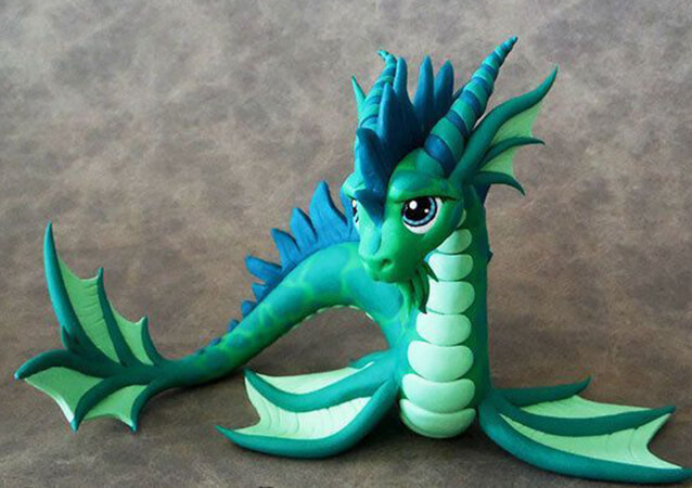 Clay Water Dragon